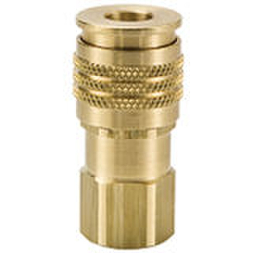 Brass HA Series Coupler with Female Threads | Depatie Fluid Power