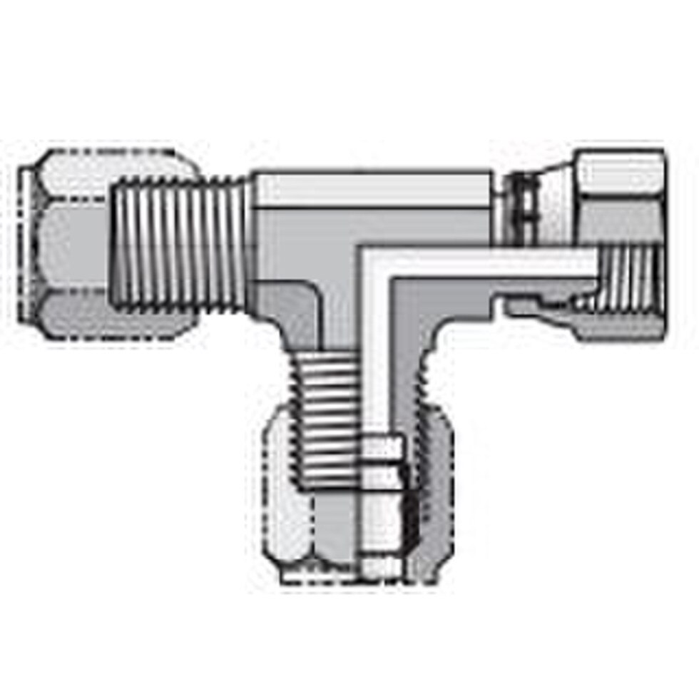 Ferulok 24 - Swivel Nut Run Tee - Tee | Depatie Fluid Power