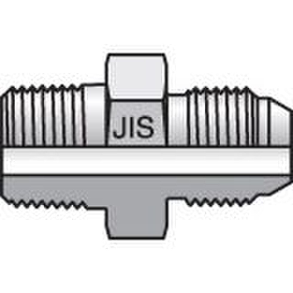 JIS Hose Adapter - Male 30 Flare BSPP - Straight | Depatie Fluid Power