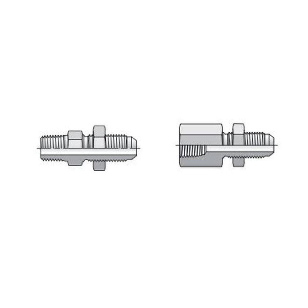 Triple-Lok 37 Flare JIC - Bulkhead Tube to NPT - Straight | Depatie ...