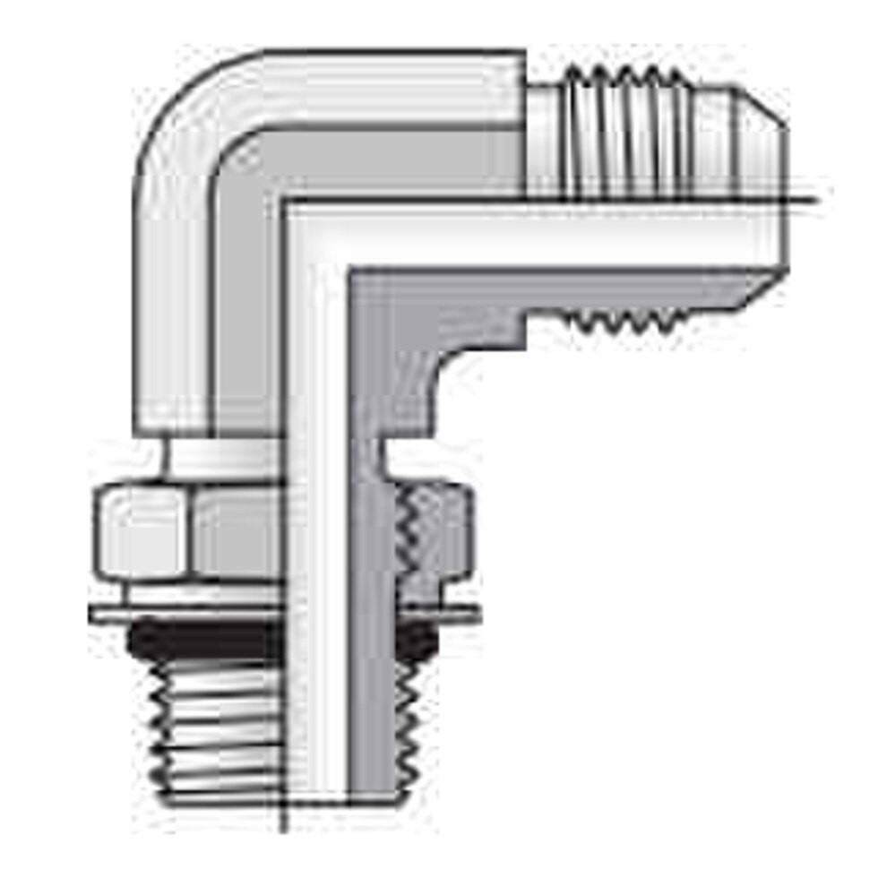 Triple-Lok 37 Flare JIC - Tube to ISO 6149 with Metric Hex - 90 Elbow ...