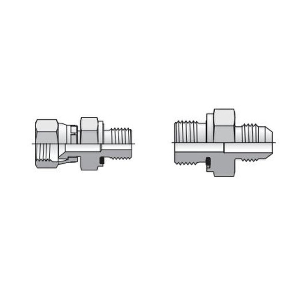 Triple-Lok 37 Flare JIC - Tube to Metric-ED - Straight | Depatie Fluid ...
